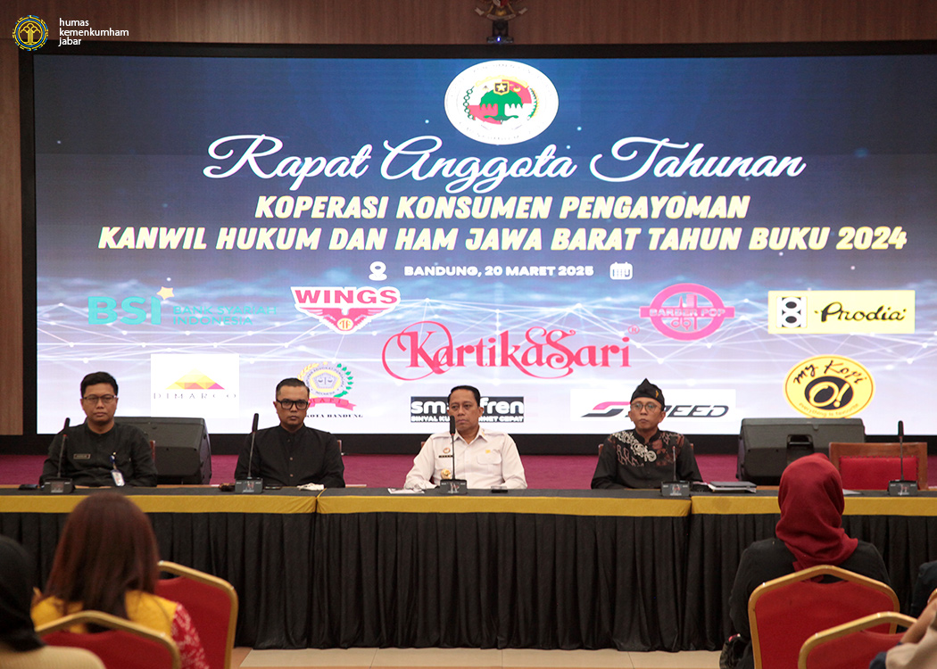 Kanwil Kemenkum Jabar Selenggarakan Bersama Rapat Tahunan Koperasi Konsumen Pengayoman